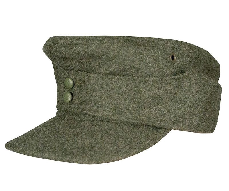 M43 Waffen SS Army EM Field Cap, Wool - Reddick Militaria