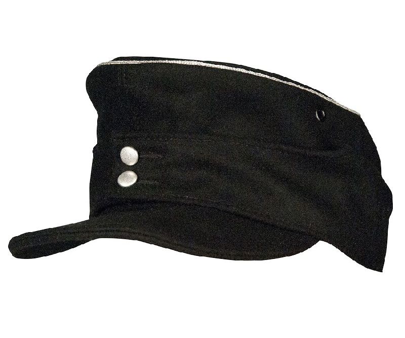 M43 SS Panzer Officers Field Cap, Wool - Reddick Militaria