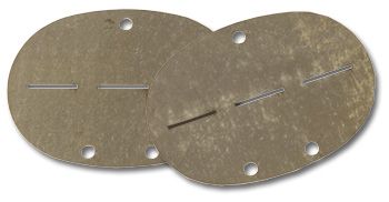 German Blank ID Discs - Erkennungsmarke - Reddick Militaria