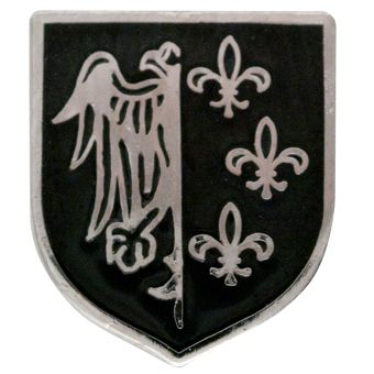 33 SS Division Charlemagne Enamel Pin - Reddick Militaria