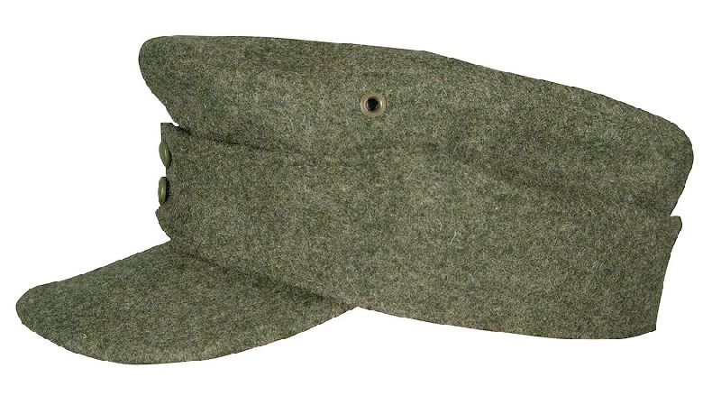 M43 Waffen SS Army EM Field Cap, Wool - Reddick Militaria